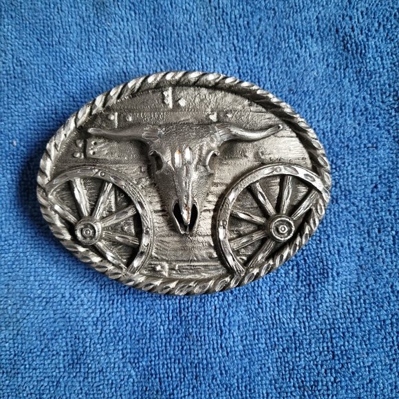 Accessories | Steer Head Wagon Wheel Belt Buckle | Poshmark
